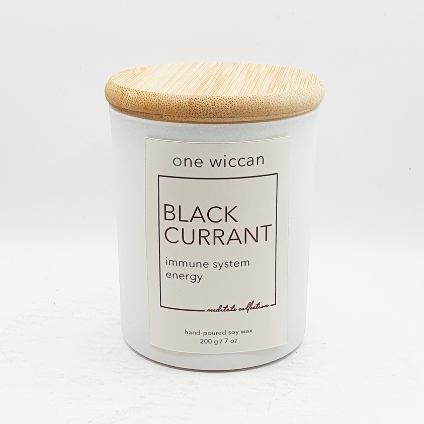 One Wiccan Meditate Candle Collection Matte White 200G In Four (4 ...