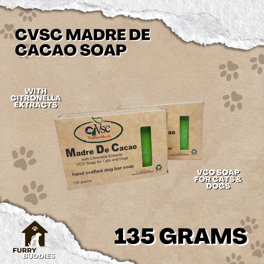 CVSC Madre De Cacao Pet Soap (135 Grams) | Shopee Philippines