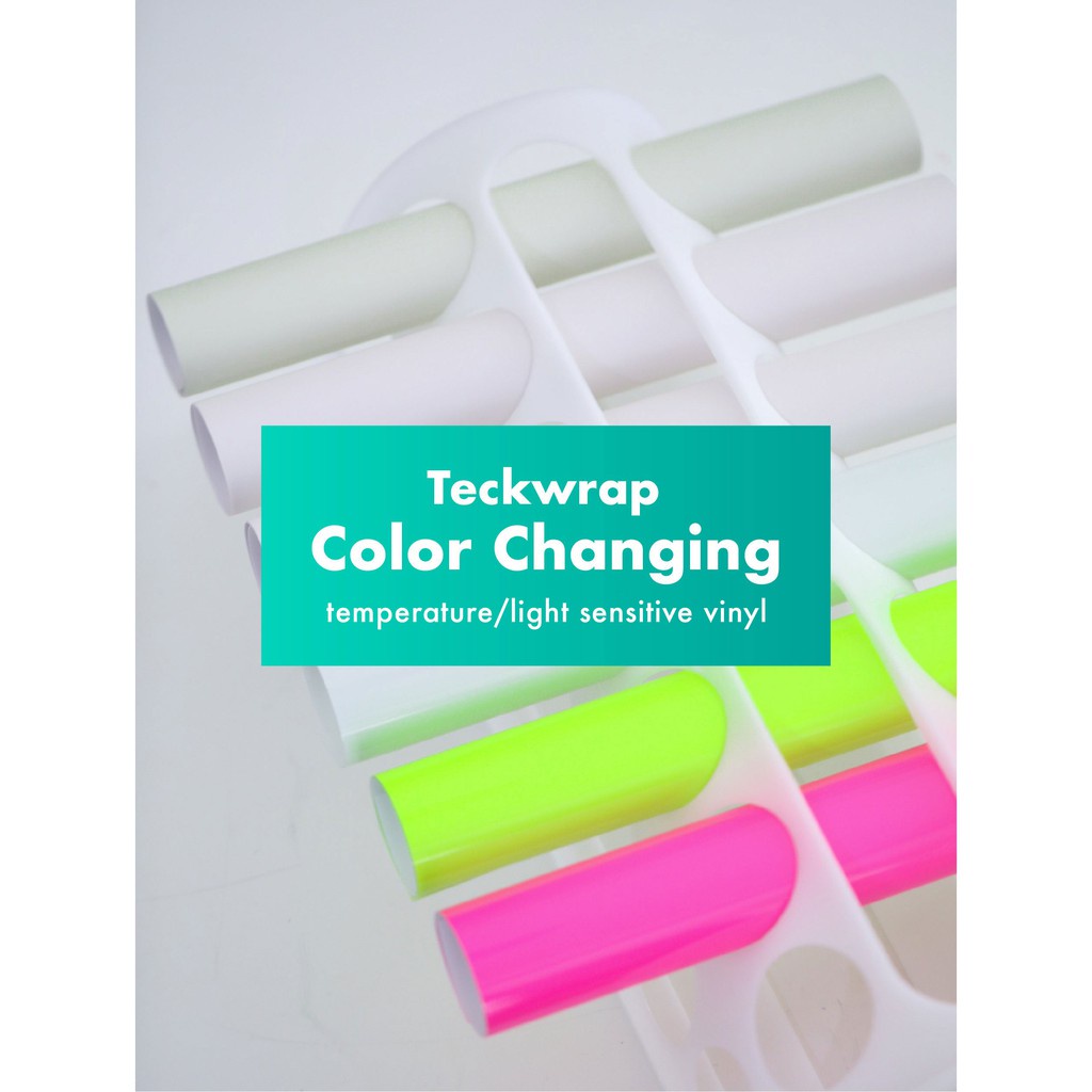 Teckwrap Color Changing Adhesive Vinyl Stickers DIY Crafting Project ...