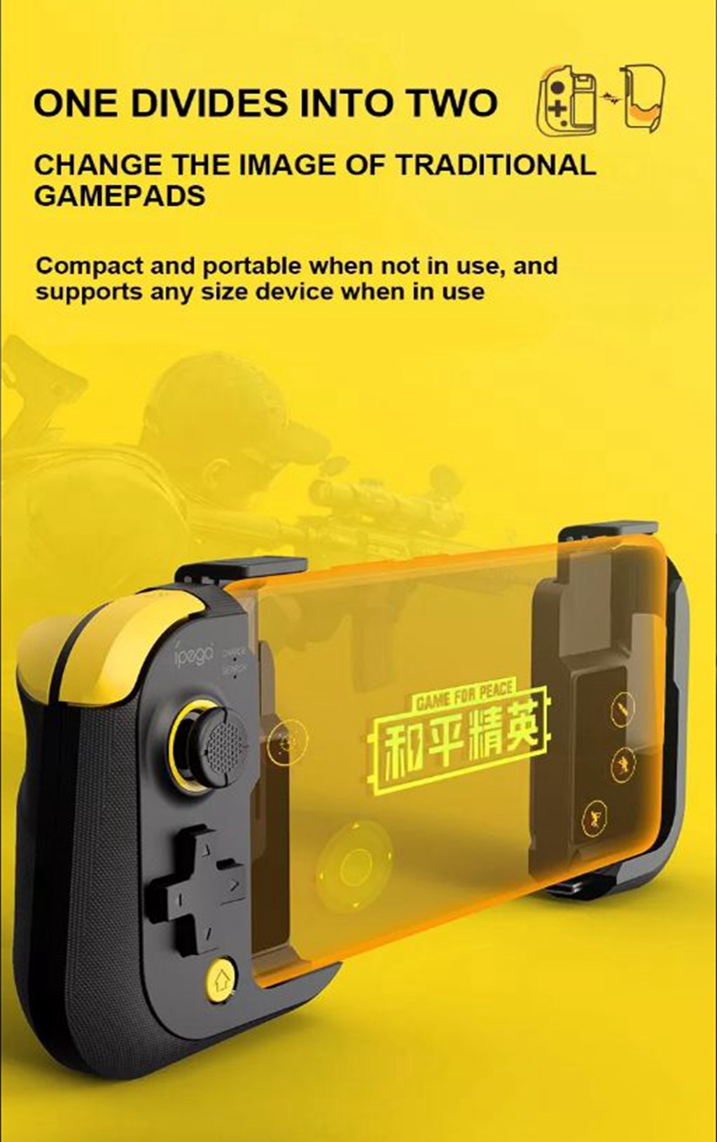 Ipega Pg-9211b Super Cube Bluetooth Game Controller For Mobile Phone ...
