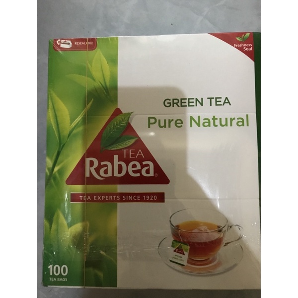 Rabea Green tea 100 tea bags 100x1.6g=160g | Shopee Philippines