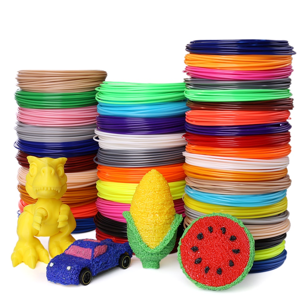 Refill - ABS Filament for 3D Pen - Kit with 10/12/20 colors 60M/100M ...