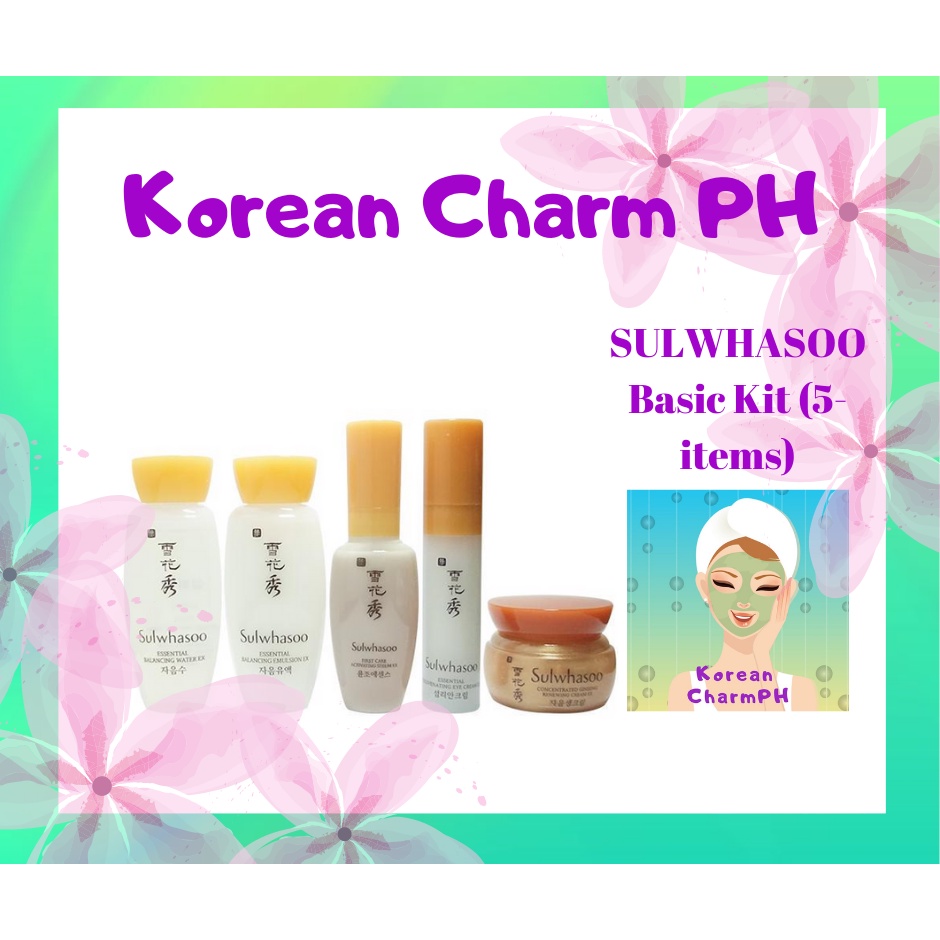 SULWHASOO SULWHASOO Basic Kit (5-items) | Shopee Philippines