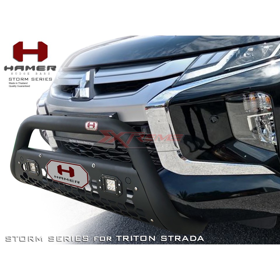 Triton STRADA 2015-2023 Front Nudge Hard Steel Protector Thailand Made ...