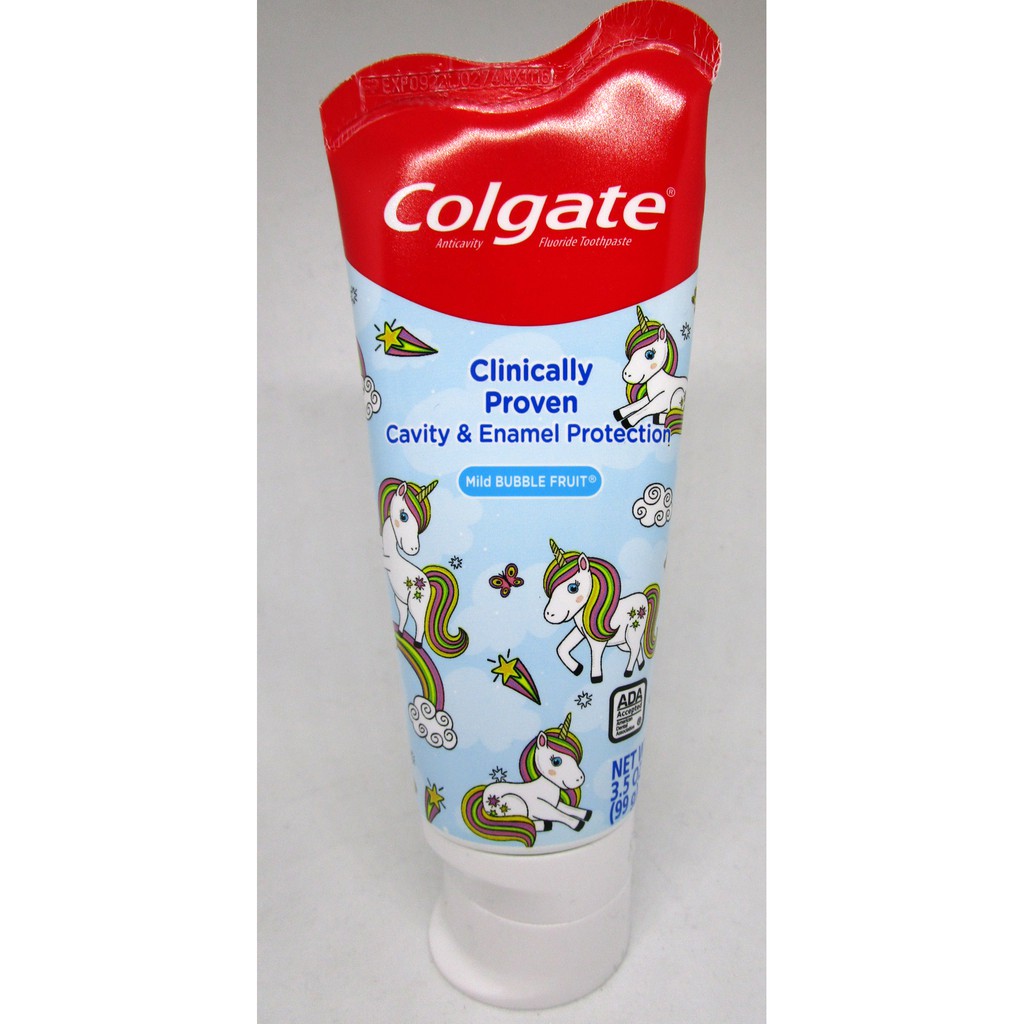 COLGATE KIDS CAVITY & ENAMEL PROTECTION TOOTHPASTE UNICORN, 3.5 OZ ...