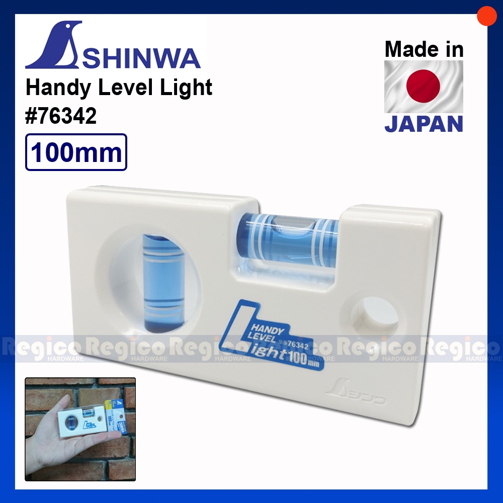 Shinwa 100mm Handy Level Light Regico Hardware | Shopee Philippines