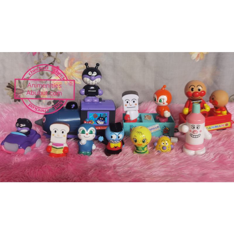 Anpanman Train connect with Anpanman and friends Action Figures ...