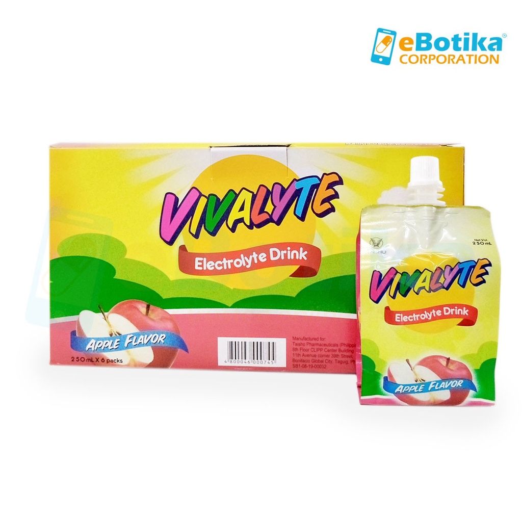 VIVALYTE DRINK 250ML (Apple Flavor) | Shopee Philippines
