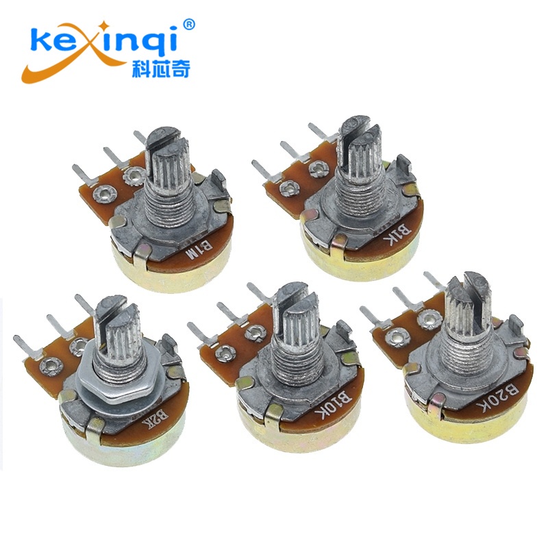 5pcs WH148 15MM/ 20MM WH148 Linear Potentiometer 15mm Shaft With Nuts ...