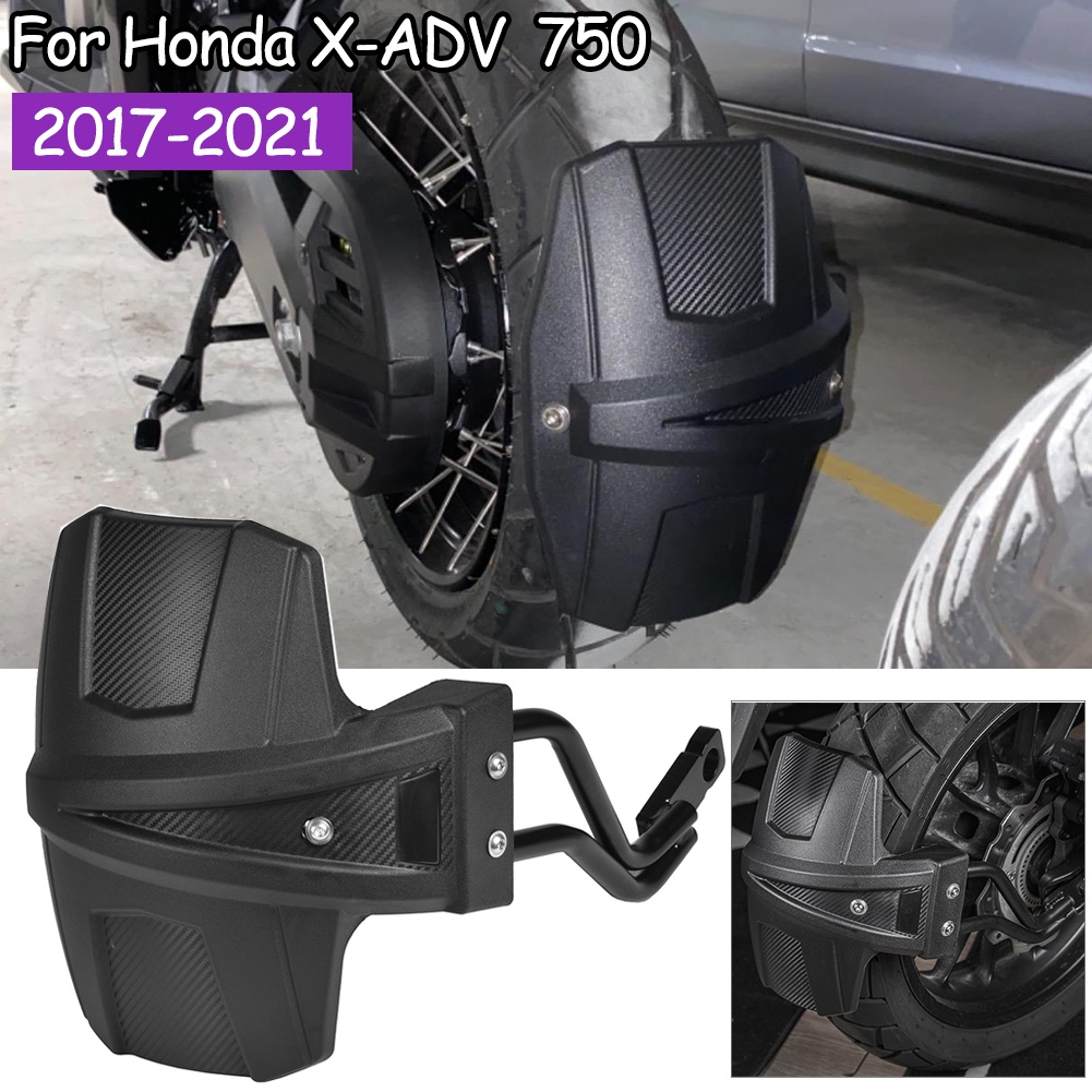 Black Motorcycle Rear Mudguard Mud Fender Bracket Holder Mount Splash ...