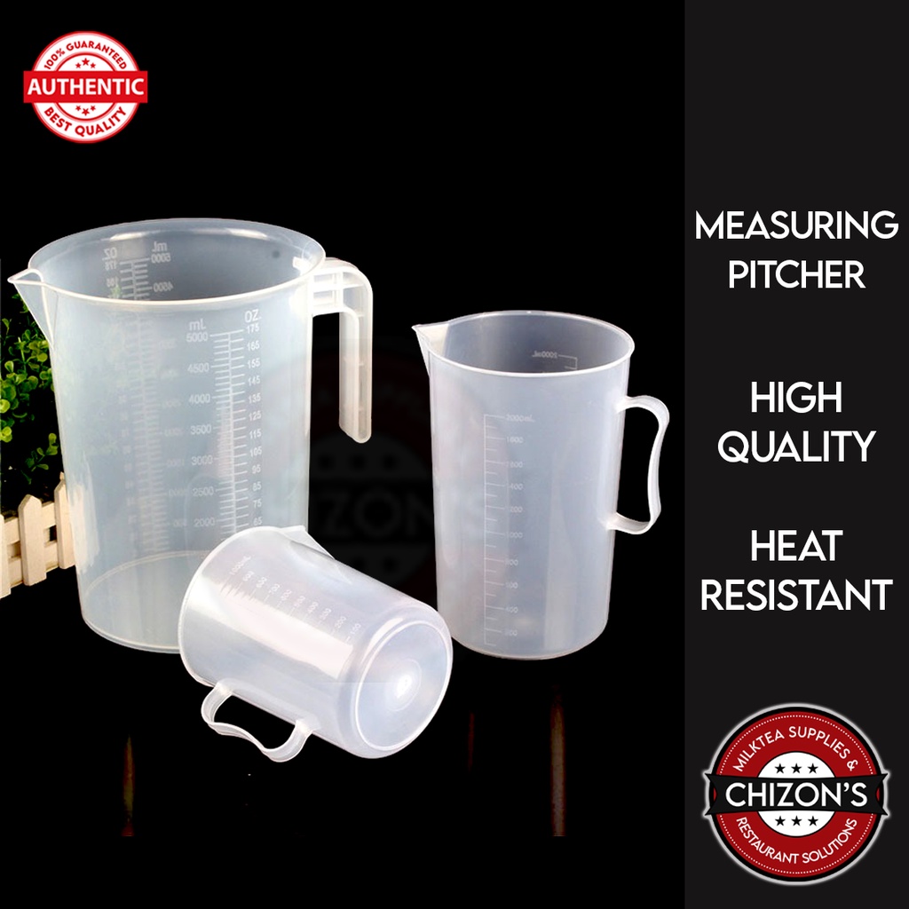 Acrylic Measuring Cup Pitcher Heat Resistant 1L | Shopee Philippines
