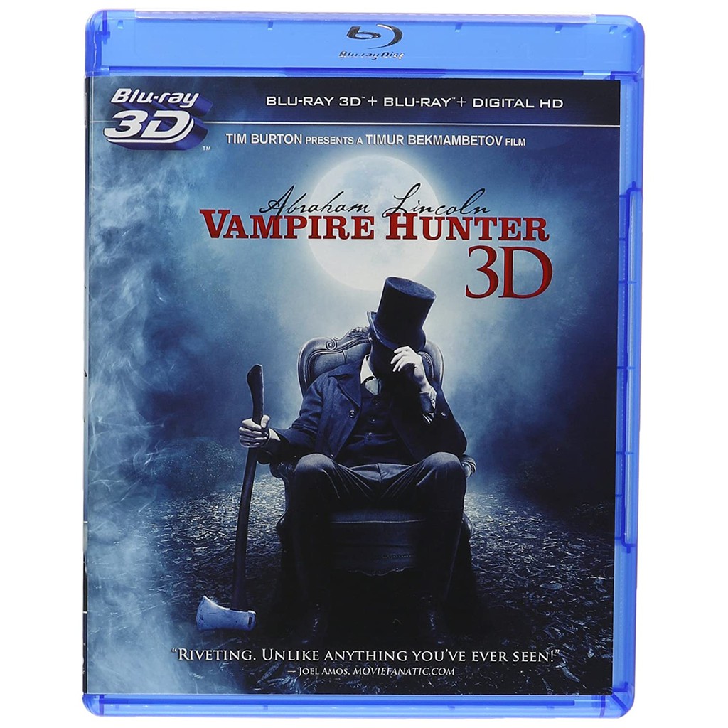 Abraham Lincoln: Vampire Hunter 3D Blu-ray (Sealed & New) | Shopee Philippines