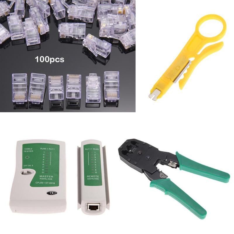 Saving Package for Crimping Pliers + Lan Tester + RJ45 100pcs | Shopee ...
