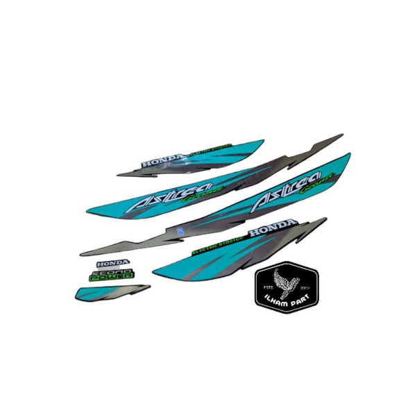Honda Astrea Grand Sabit Limited Edition Striping | Shopee Philippines