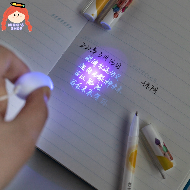 NIKKI 0.5mm Invisible Pen Fun Secret Note Pen Set Creative Student ...