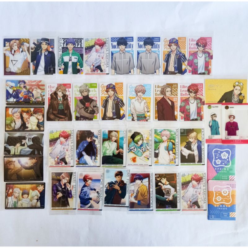 A3! Act! Addict! Actors! - Trading Wafer Cards, Die Cut Sticker, and ...