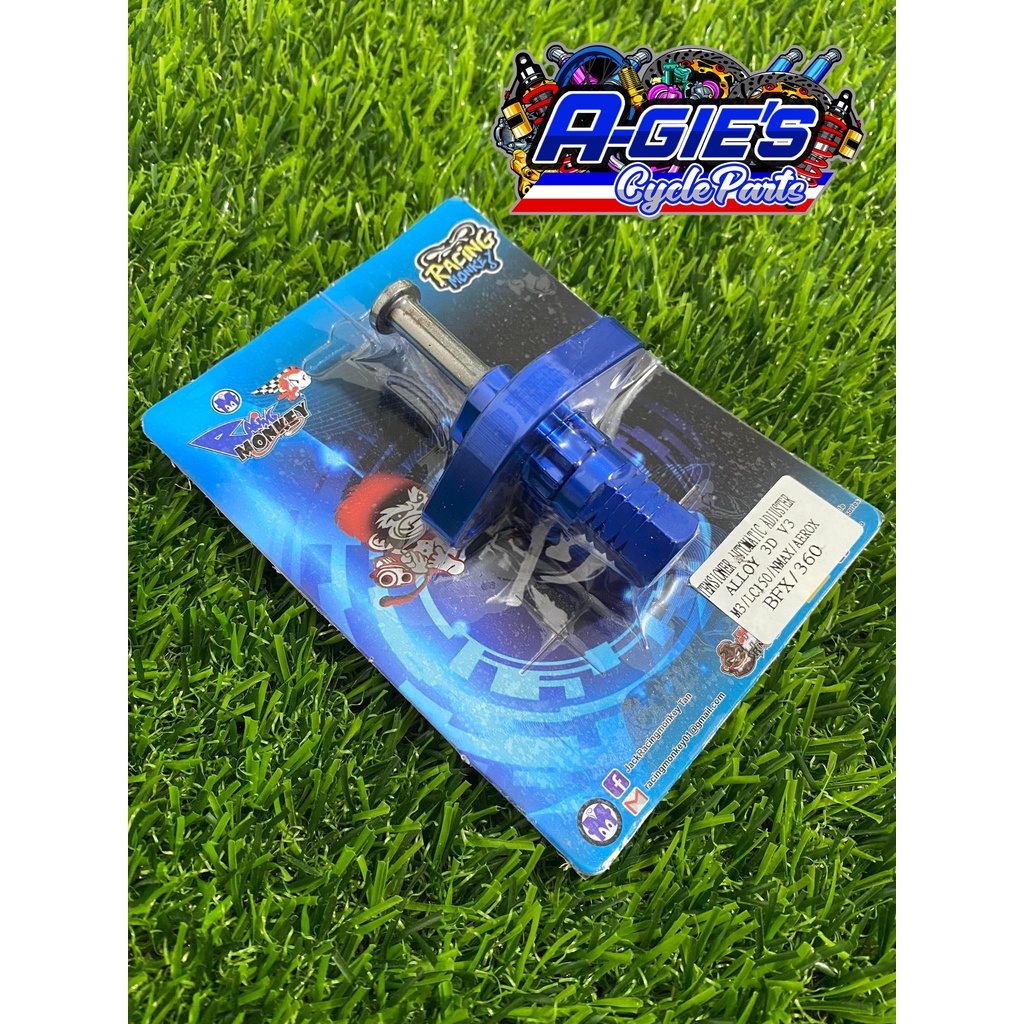 RACING MONKEY | BLUE TENSIONER AUTO ADJUSTER ALLOY 3D | SNIPER150/NMAX ...