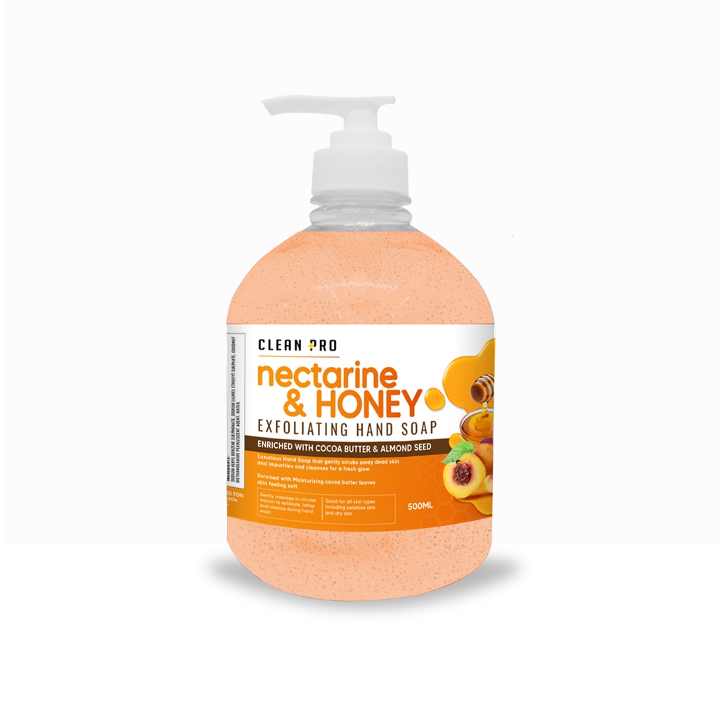 Clean Pro Hand Soap Exfoliating Nectarine And Honey Scent 500Ml ...