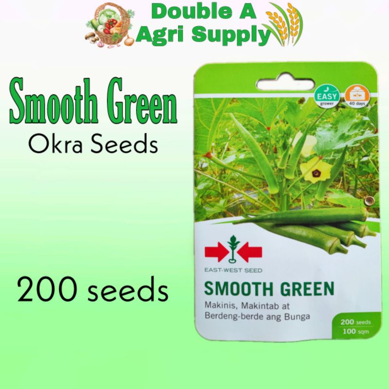 Smooth Green Okra Grow Pack - East West Seed | Shopee Philippines