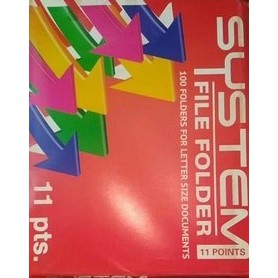 100pcs White Folder 11pts Short White Folder Long White Folder | Shopee ...