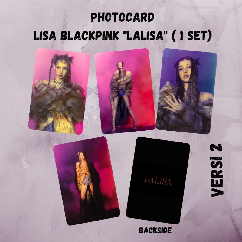 Photocard LISA BLACKPINK: LALISA (1Set) | Shopee Philippines