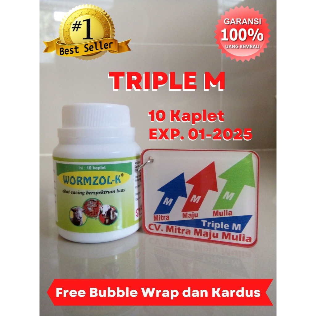 Wormzol K 10 Caplet medion Goat Cow Worm Medicine | Shopee Philippines