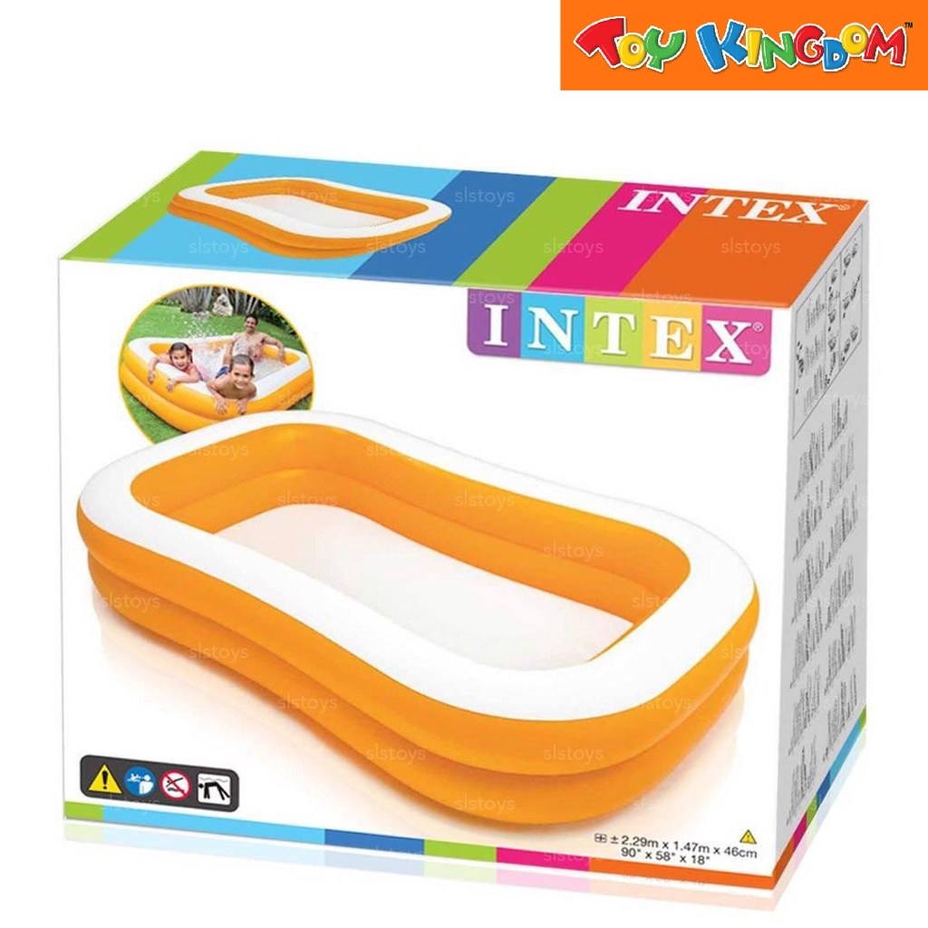 Intex 90in x 60in x 19in Mandarin Swim Center Inflatable Family Pool ...