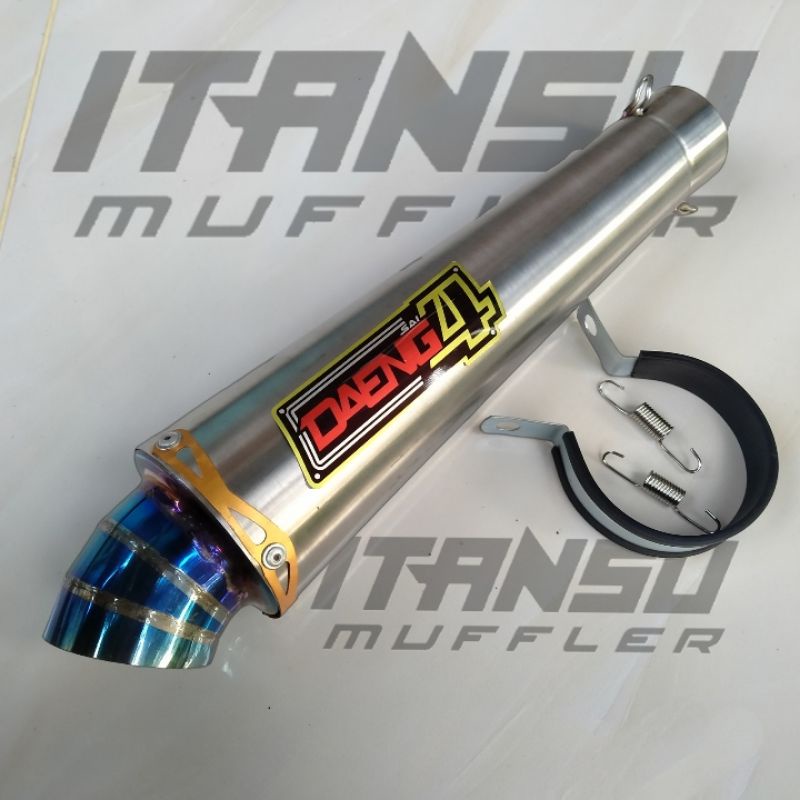 Daeng Sai 4 Silincer Exhaust Only Inlet 50 mm | Shopee Philippines