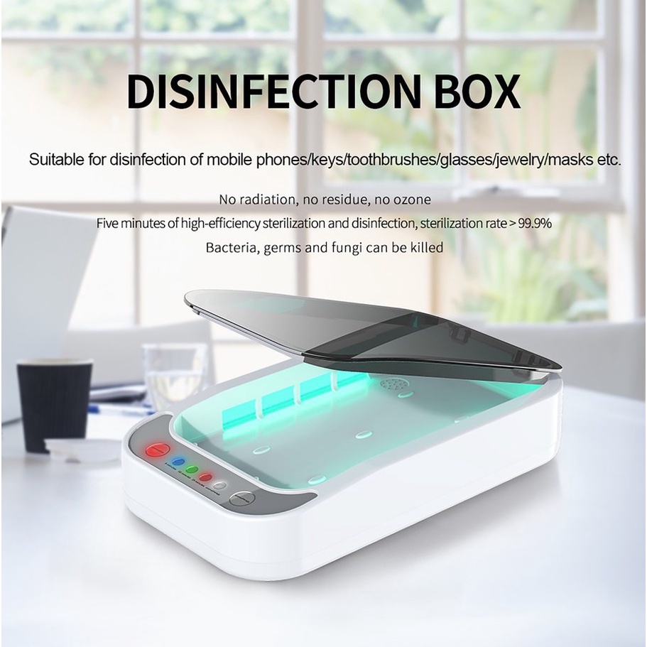UV Cell Phone Sanitizer Phone Wireless Charger Aromatherapy ...