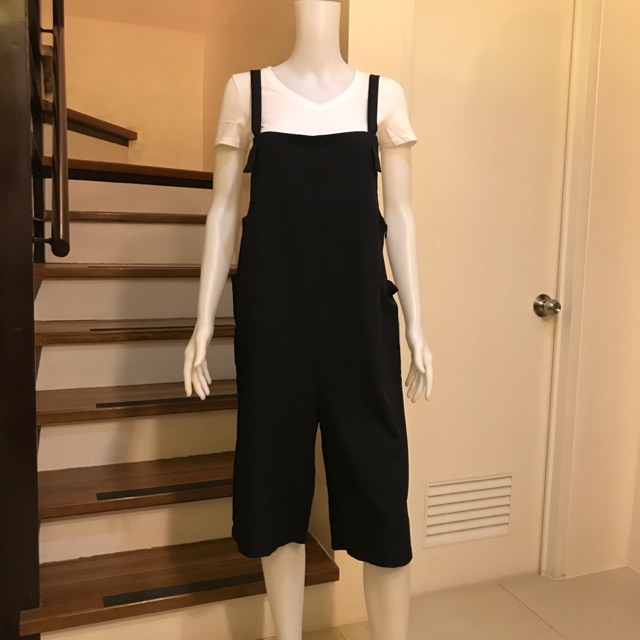 Black miduli brand jump pants 40” | Shopee Philippines