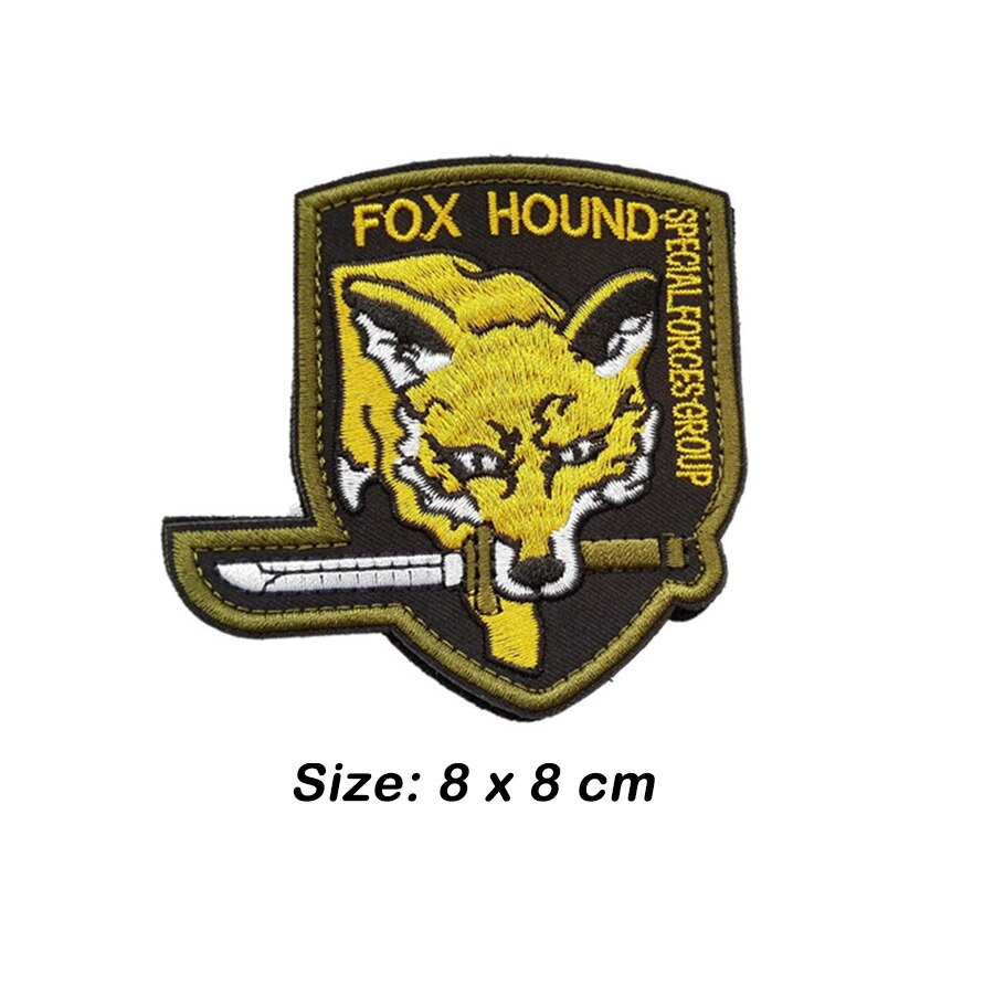 Metal Gear Solid Foxhound Emblem Patch Fox Hound Uniform Patch ...