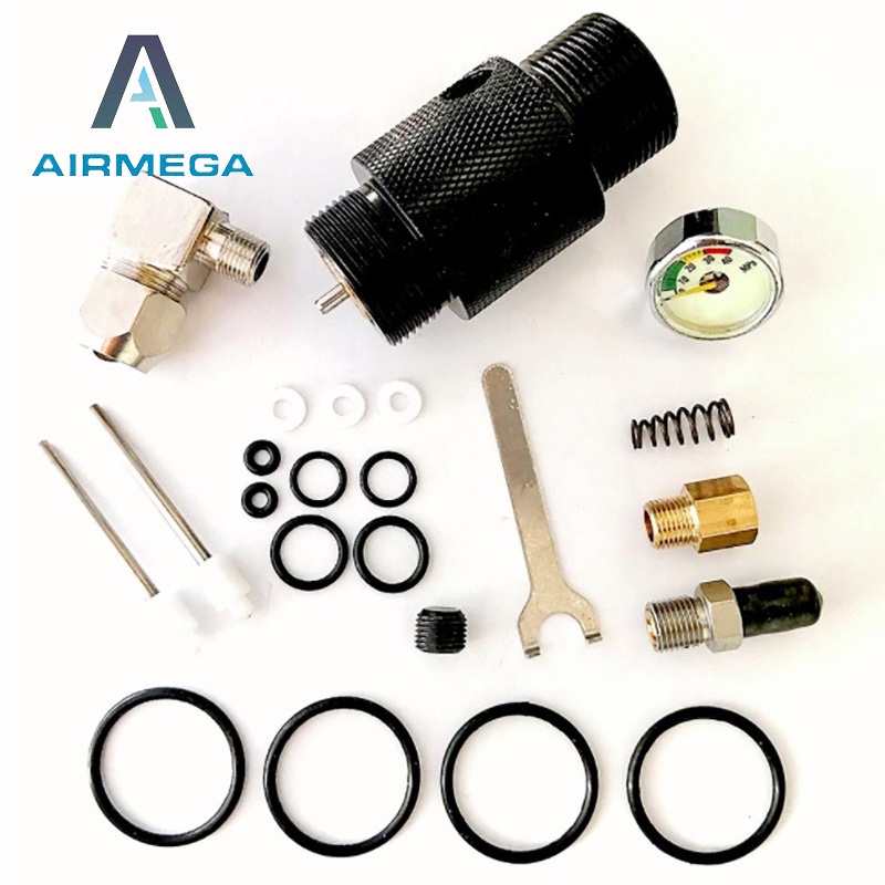 1 Set New Hot Aluminum Valve PCP 3000PSI Valve Threaded Tank M18*1.5 ...