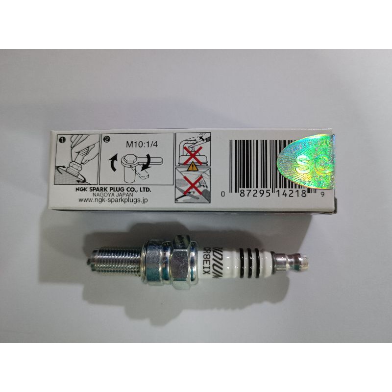 NGK Iridium Spark Plug CR8EIX [NK 400 - Raider 150 Carb - CBR 150R - Sniper 150 MXi - Barako ...