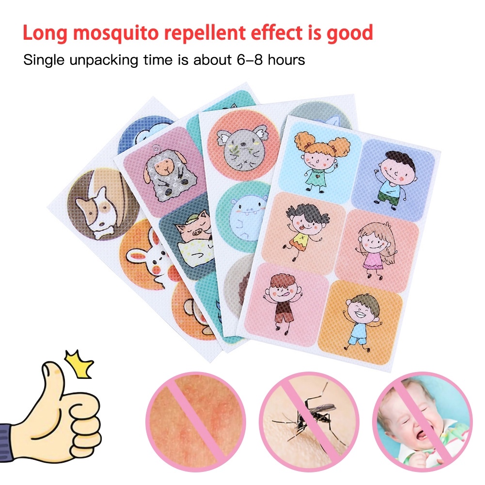 36pcs in 1 Kids Anti-mosquito Sticker For Baby Stickers Repellent ...