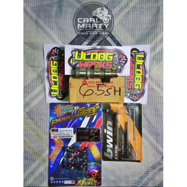 ULDOG CAM REGRIND PACKAGE DEAL WITH VALVE SPRING AND LIGHTEND VALVE ...