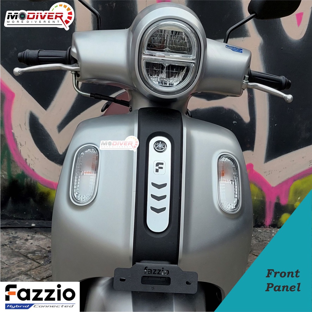 Front Garnish Yamaha Fazzio Front Panel Garnish by Modiver | Shopee ...