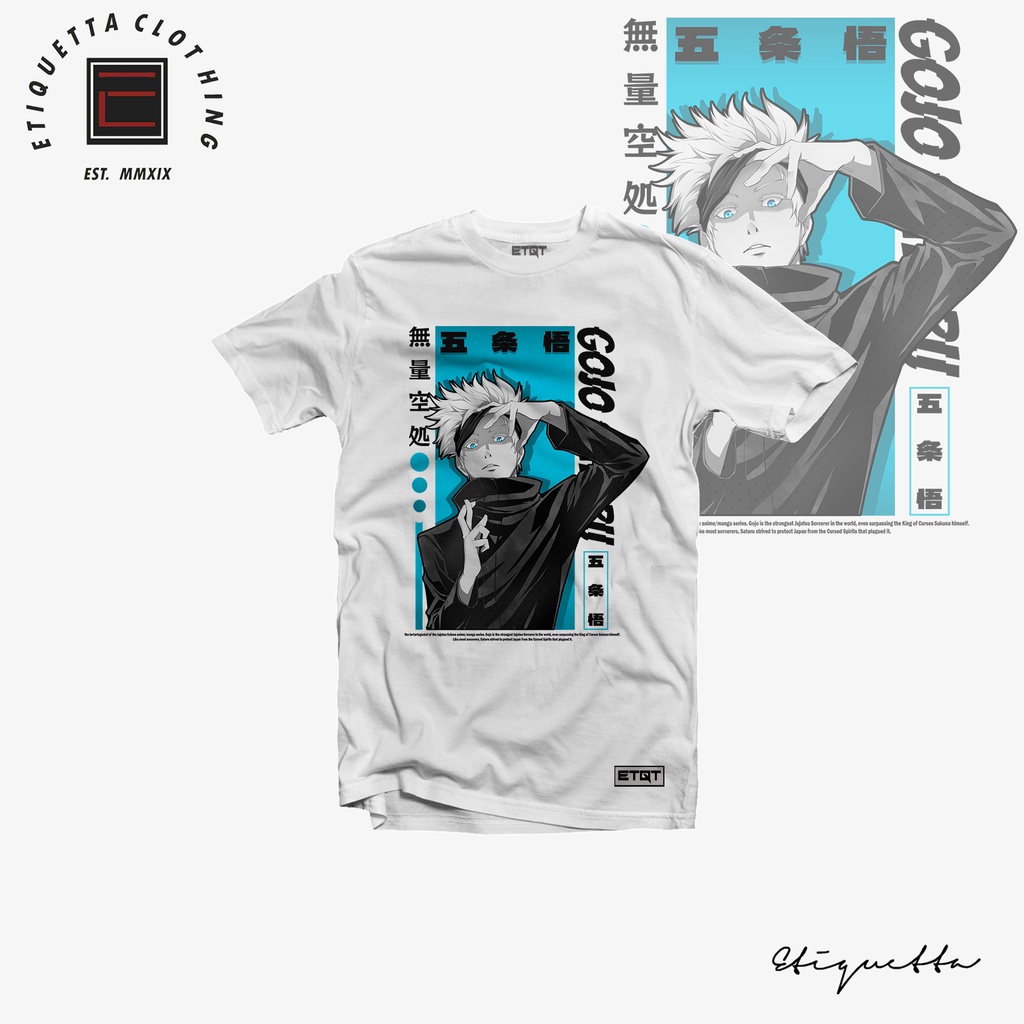 Anime Shirt - Unisex - ETQTPH Official - Jujutsu Kaisen - Satoru Gojo ...