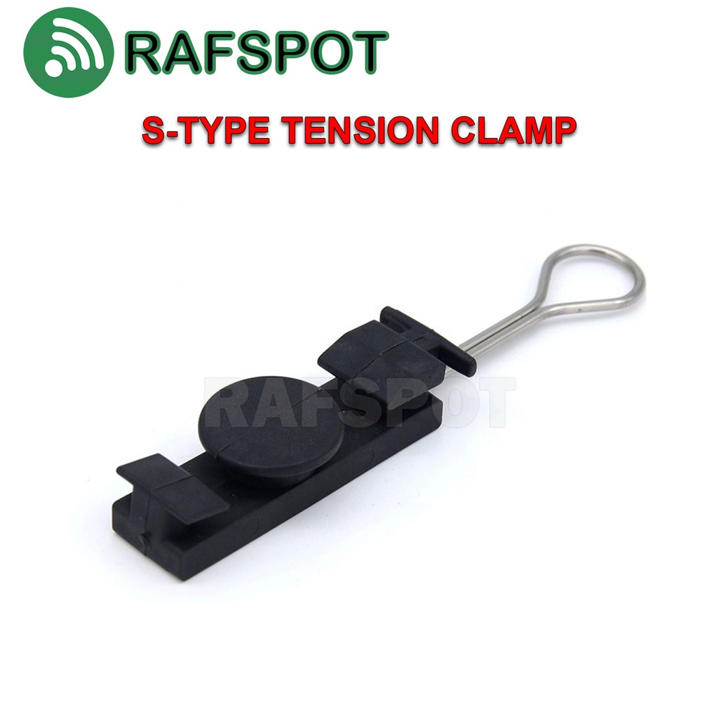 S-Type Flat Fiber Optic Drop Cable Tension Clamp (No Telco Branding ...