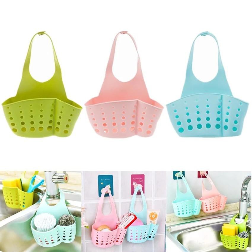 Lighting8 Kitchen Water Tank Adjustable Drain Bag Sink basket Faucet ...