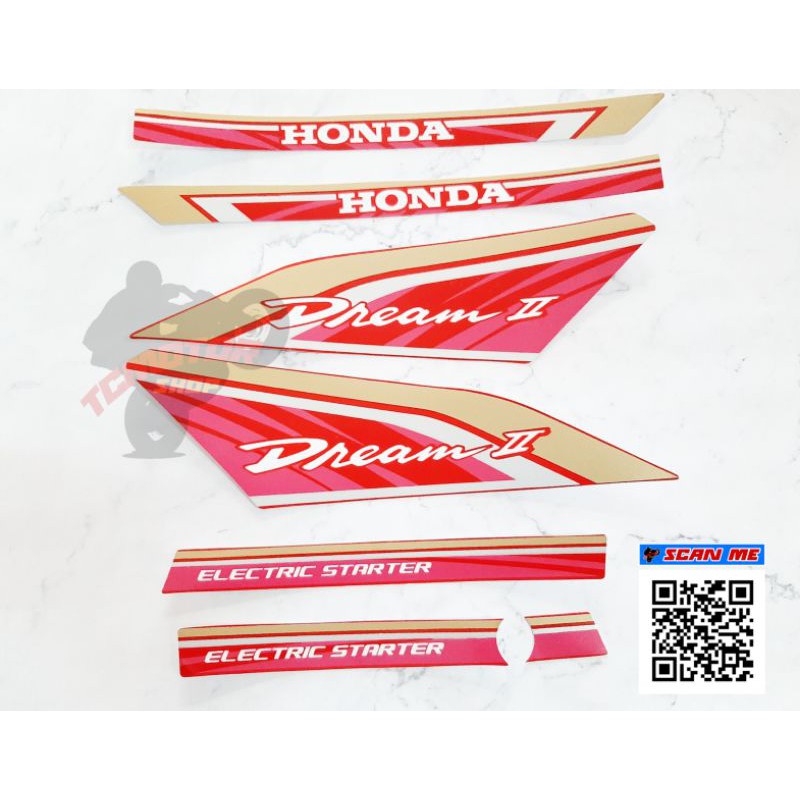HONDA DREAM100 Sticker Hand Starter Special Colour | Shopee Philippines