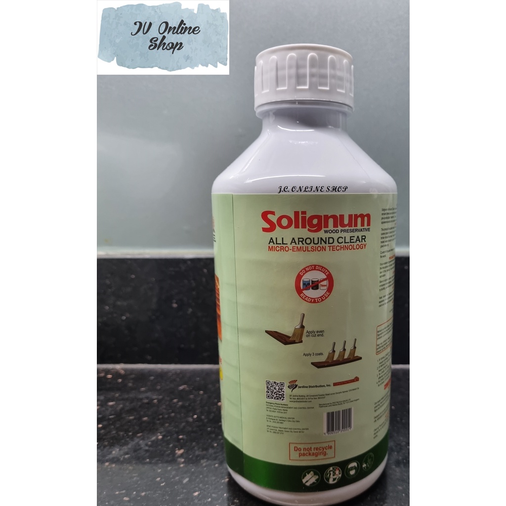Solignum All Around Clear - 1 Liter | Shopee Philippines