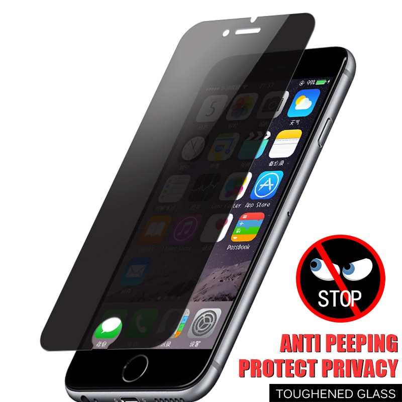 Anti Spy Tempered Glass Protective Film for IPhone 14 13 11 12 Pro X XS ...
