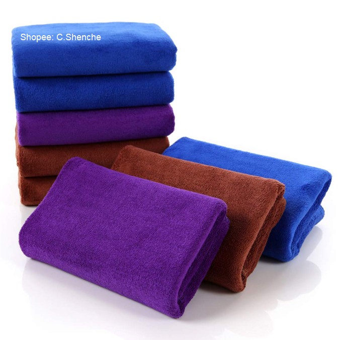 Premium Microfiber Cloth - 40x40cm (Large) 400 GSM (Thick) | Shopee ...