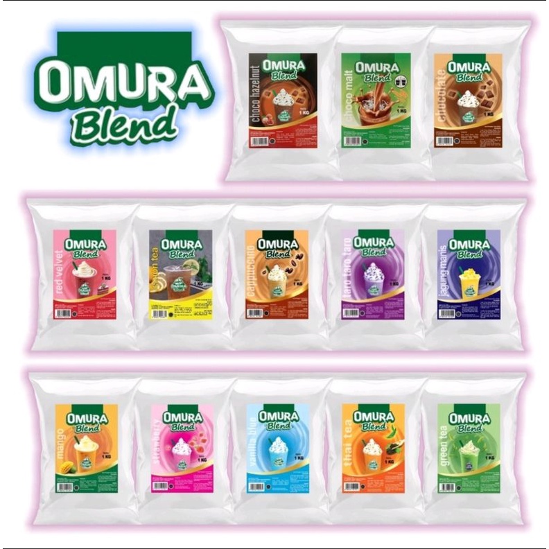 Omura BLEND Drink BOBA Powder Drink Instant Powder MIX BOBA Sugar Now ...