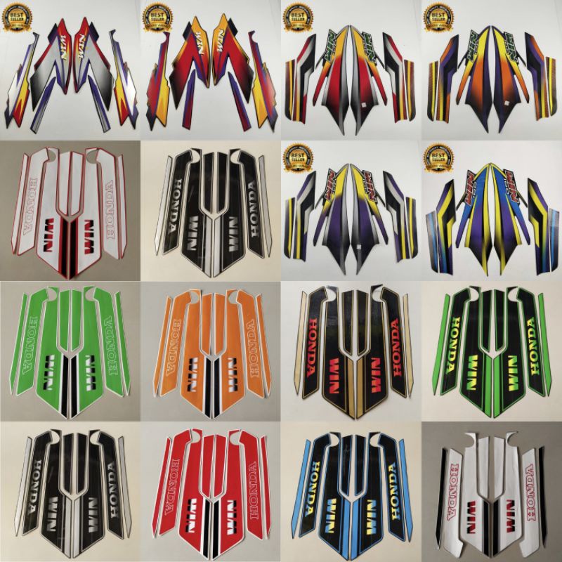 Honda Win 110 Striping, standard quality body list | Shopee Philippines