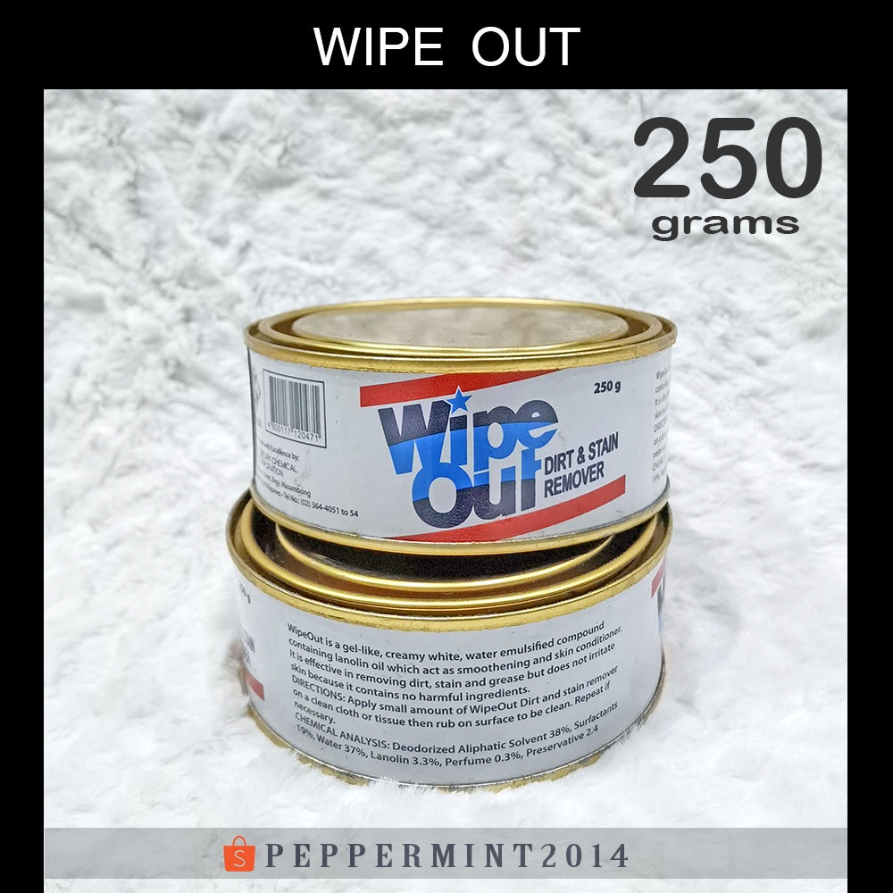 Wipe Out Dirt and Stain Remover Multipurpose Cleaner Clean Polish 250g ...