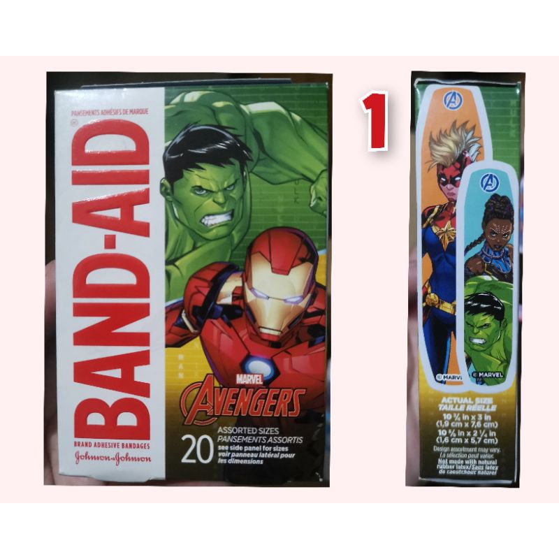 20 pieces Avengers Band-Aid Adhesive Bandages for kids | Shopee Philippines