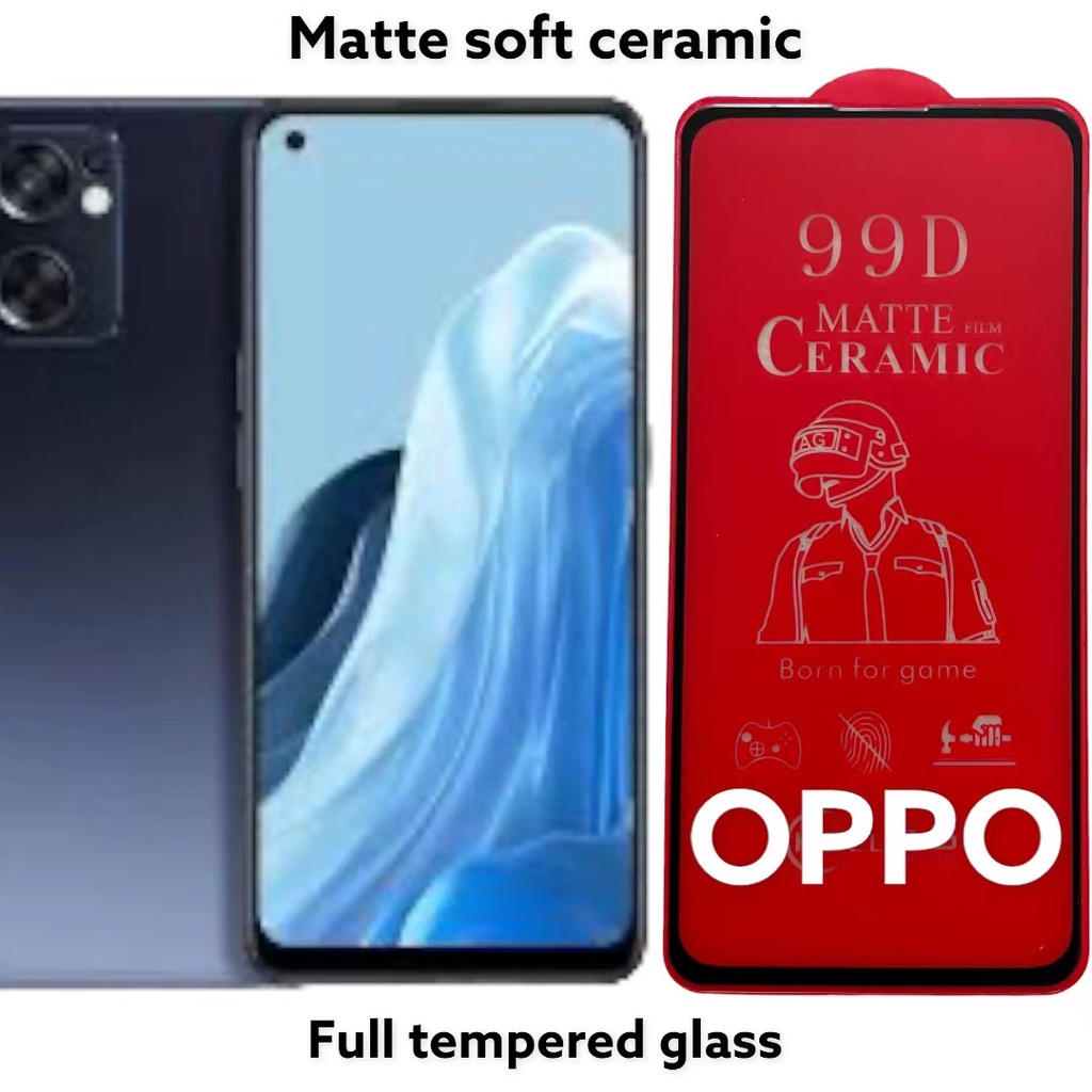 F8 Full Tempered Matte Soft Ceramic For OPPO A76 | Shopee Philippines