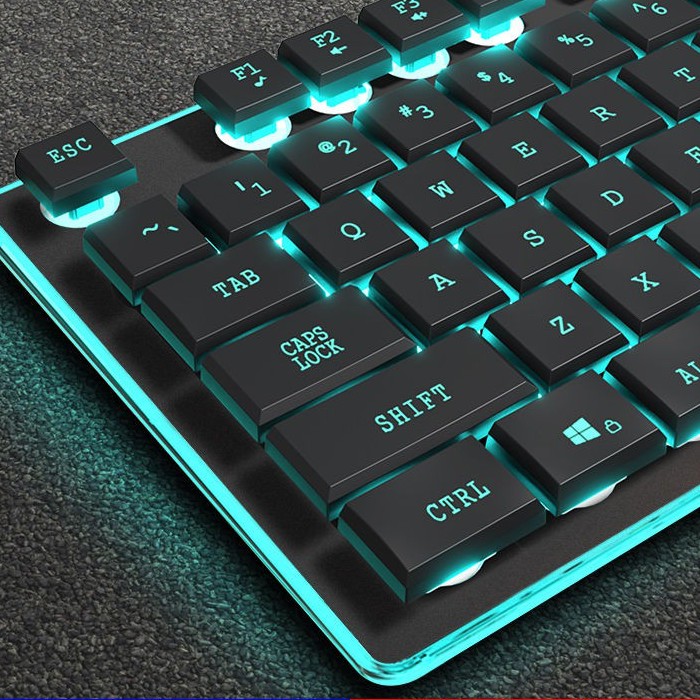 Keyboard Mute Silent Mouse Set Chocolate Manipulator Feel | Shopee ...