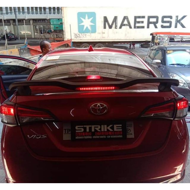 Modulo Spoiler with Brakelight for Toyota Vios | Shopee Philippines